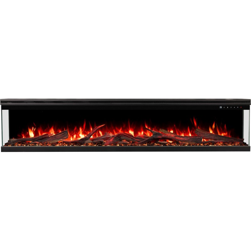 Kominek elektryczny LED UNIQUE PRO 180 cm AFLAMO + PILOT + DŹWIĘK